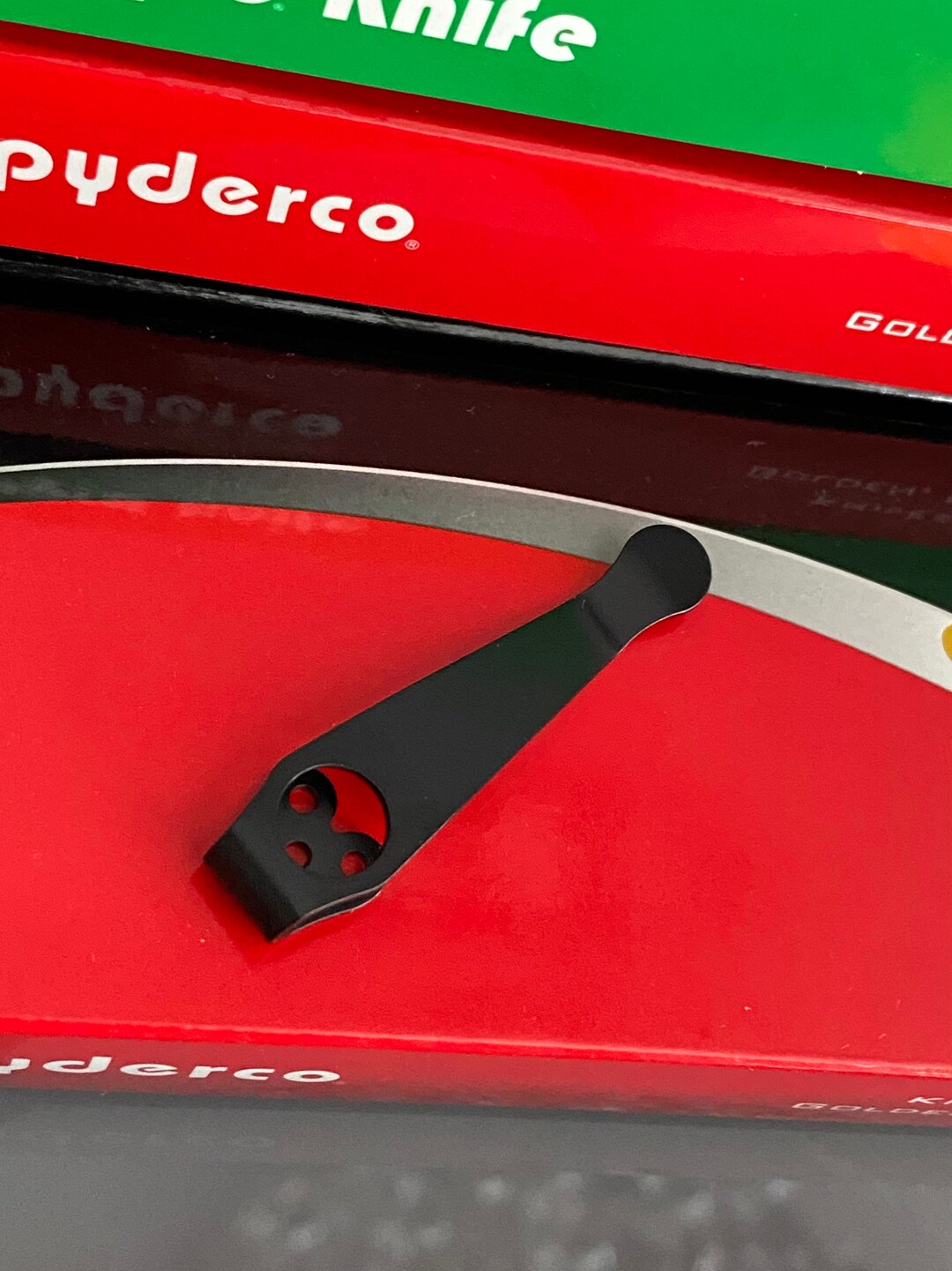 Spyderco Replacement Deep Carry Pocket Clip / Titanium / Compatible ...