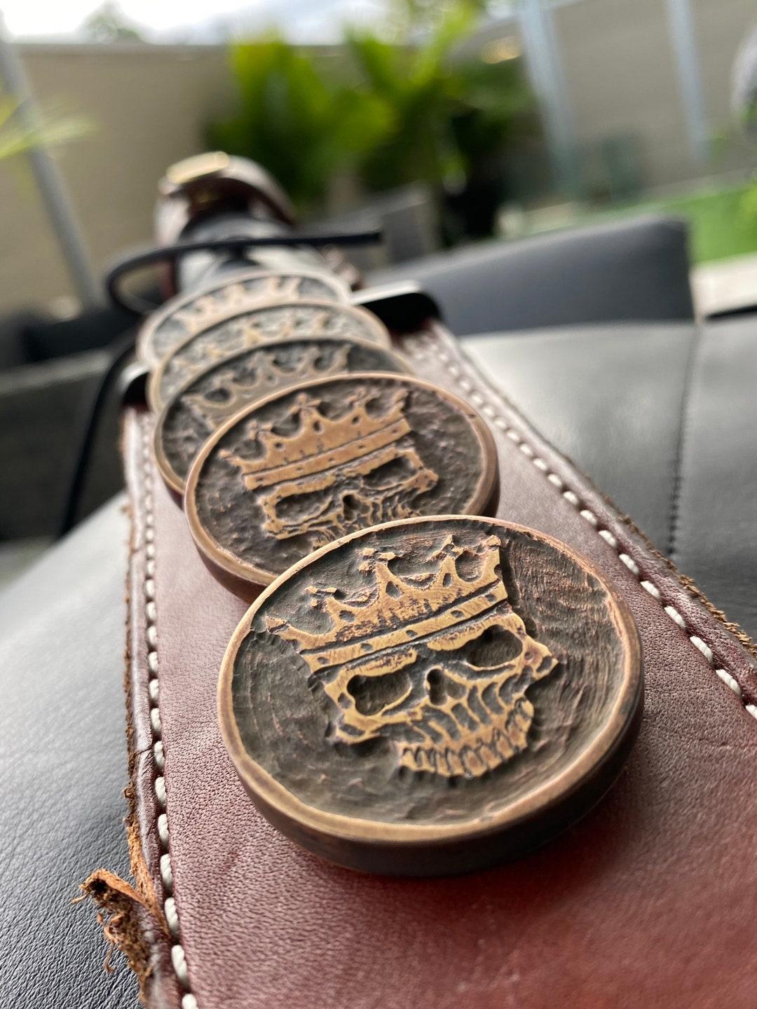 Callum King EXCLUSIVE Coin Carved King-skull Edition 2 Custom Made CK ...