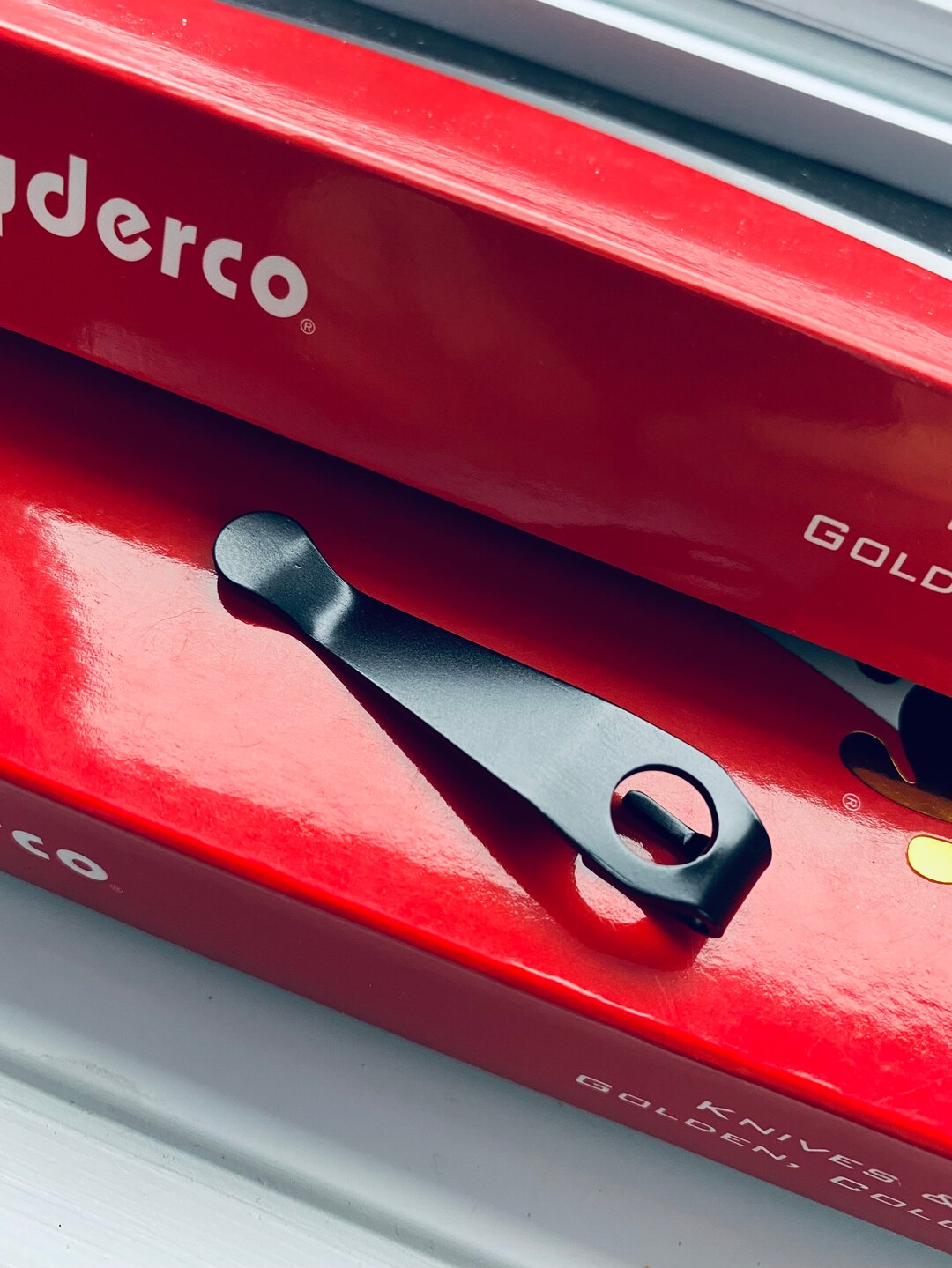 Titanium Deep Carry Pocket Clip Fits Spyderco Manix 2 Lightweight More ...