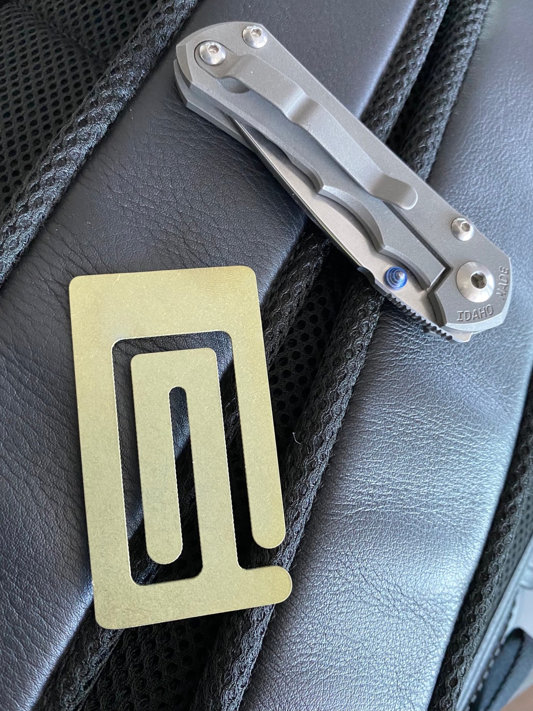 Titanium Money Clip / Super Slim Series / Anodized Gold / EDC - Etsy