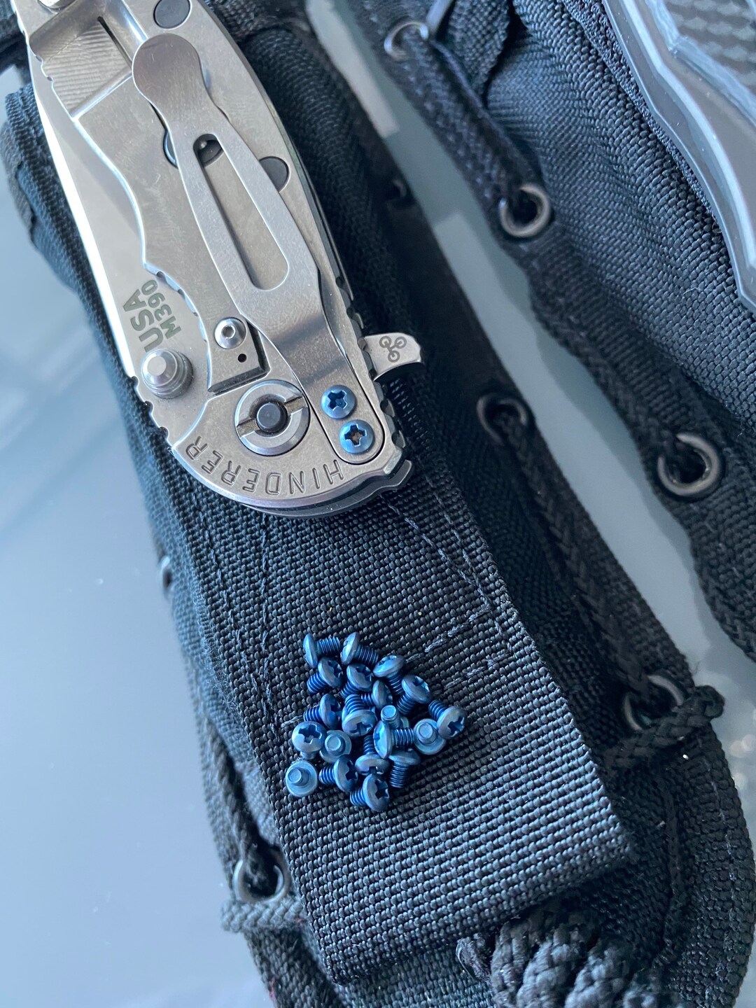 Fits Hinderer Phillips Pocket Clip Screws • Titanium • Fits Hinderer ...