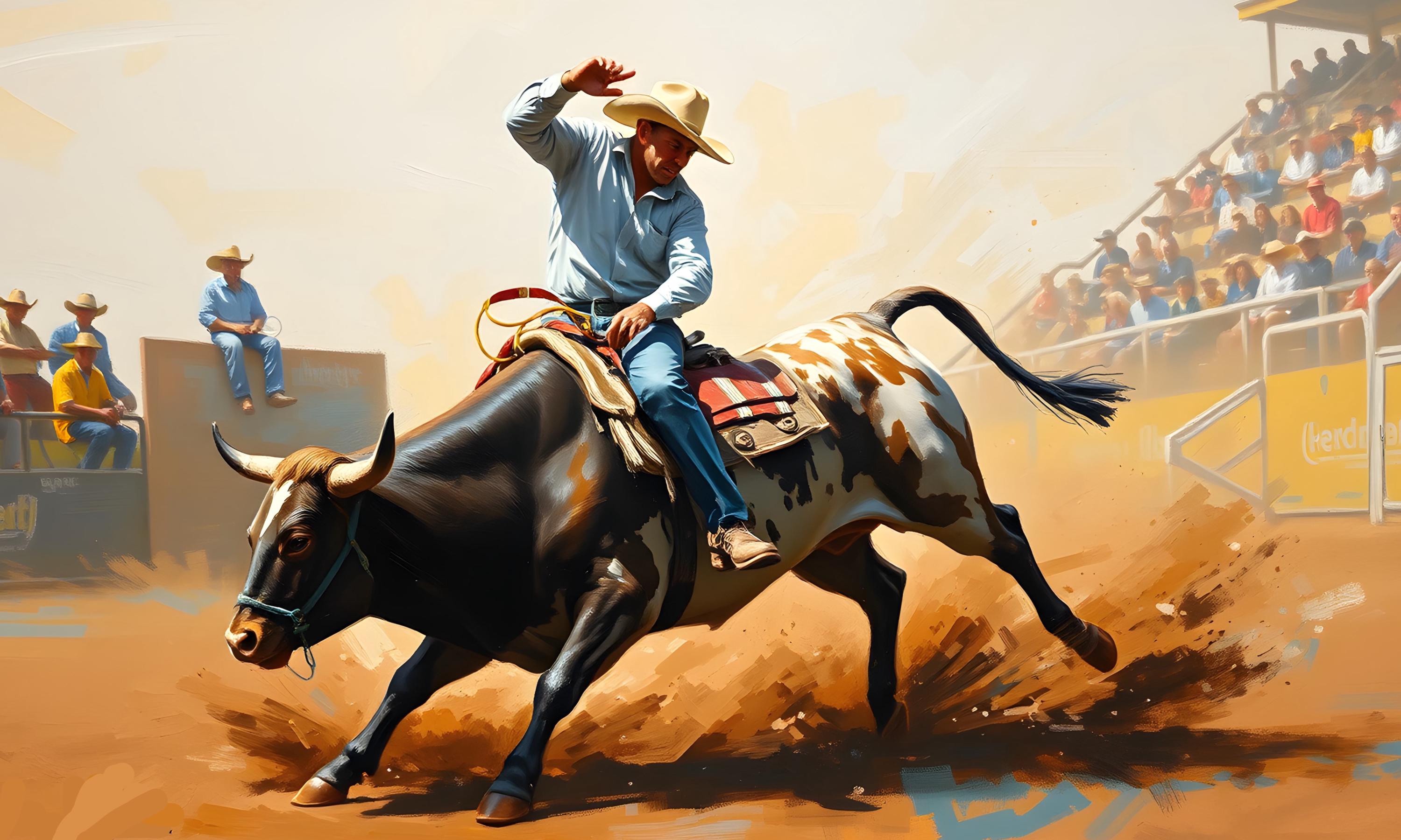 Cowboy at the Rodeo, 2 Digital Downloads; High Resolution Digital ...
