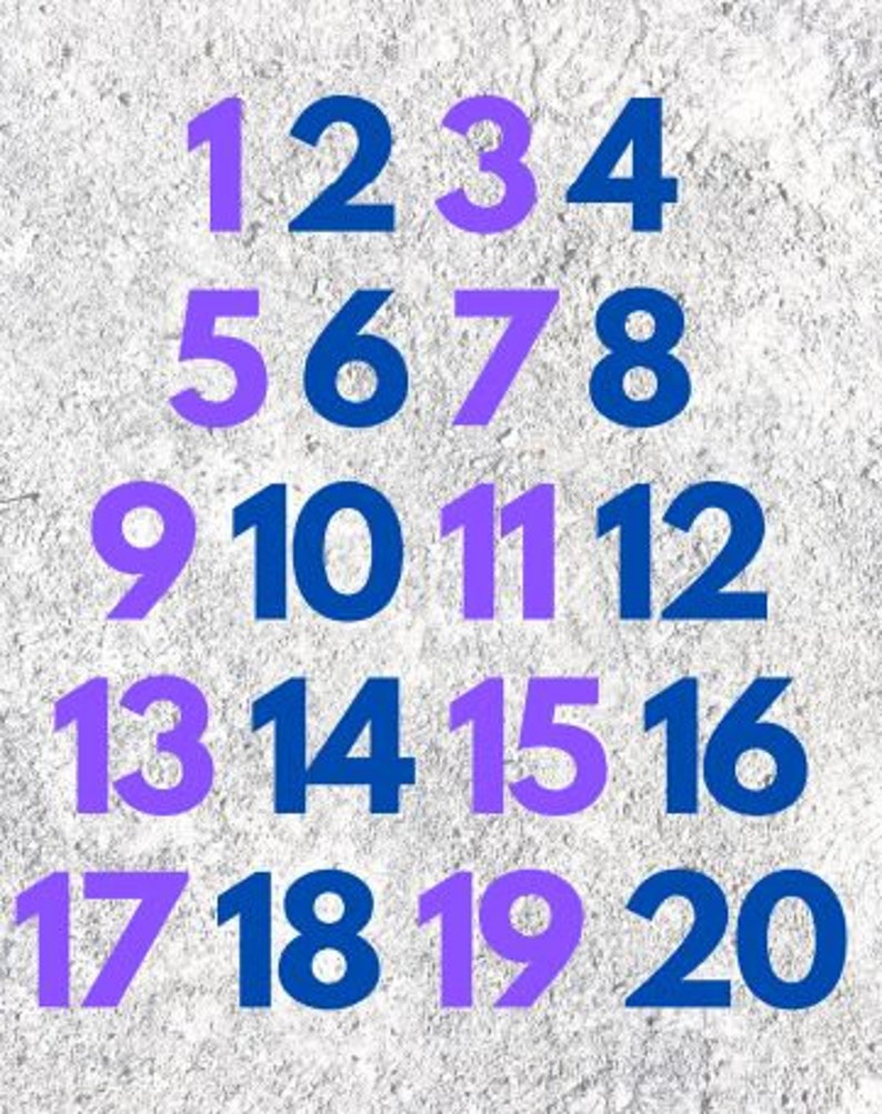 Classroom Posters: Upper and Lower Case Alphabet Numbers - Etsy