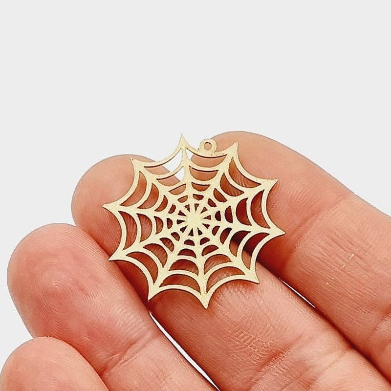 Spider Web Necklace - Etsy