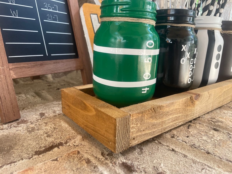 Wood Tray Centerpiece for Mason Jar Tray for Table Decor Centerpiece ...