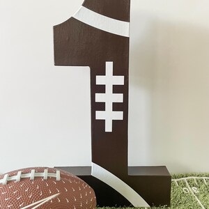 Freestanding Number Birthday Party Decor for First Birthday Sport Theme ...