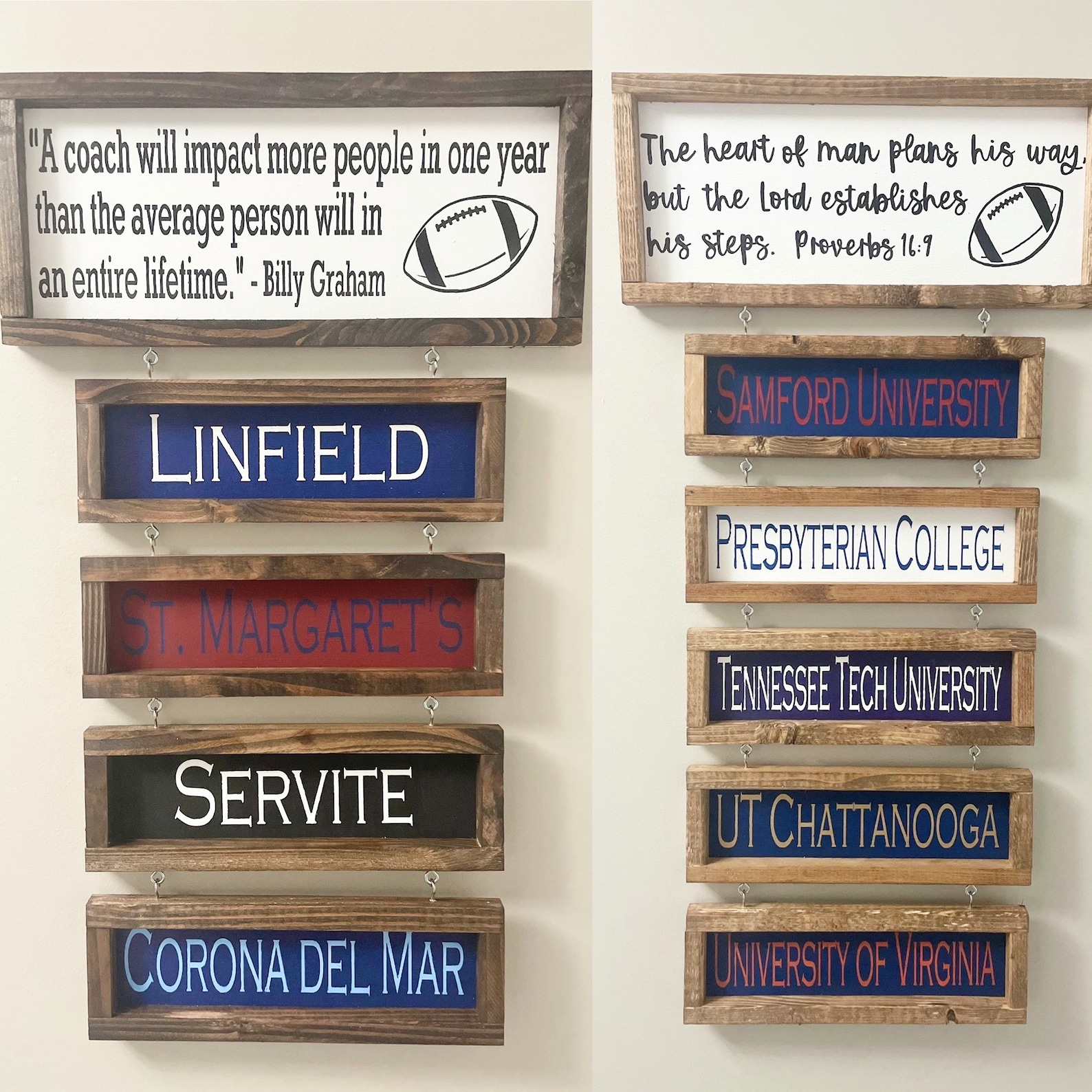 Coach Wood Sign Christian Coach Sign Gift for Him Coach Gift Multiple ...