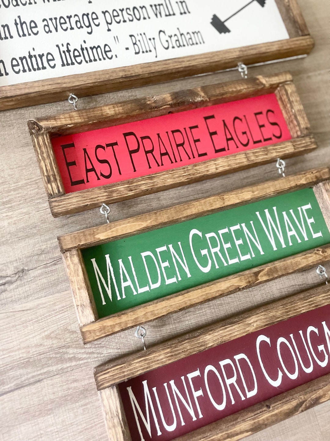 Custom Team Signs for Coaching Journey Sign Add on Teams for Home is ...