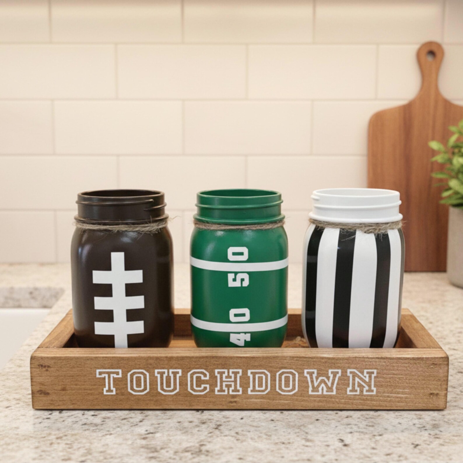 Wood Tray Centerpiece for Mason Jar Tray for Table Decor Centerpiece ...
