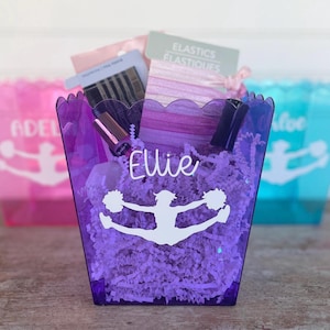 Cheer Gift Basket for Cheerleader Gift for Cheer Coach Customized ...