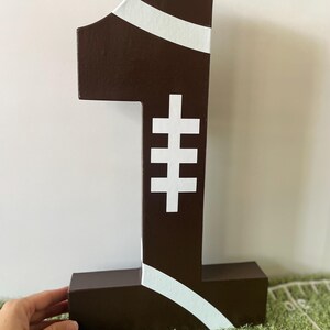 Freestanding Number Birthday Party Decor for First Birthday Sport Theme ...