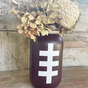 Football Mason Jar Football Decor for Football Season Sports Decor ...