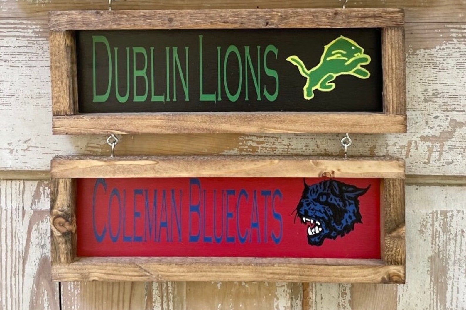 Team Signs With Mascot Coach Football Journey Signs Coach Gift for ...