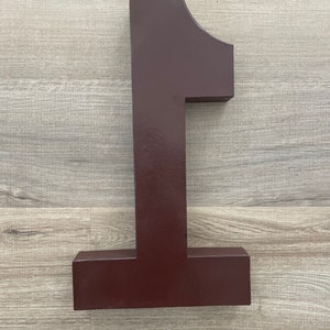 Freestanding Number Birthday Party Decor for First Birthday Sport Theme ...