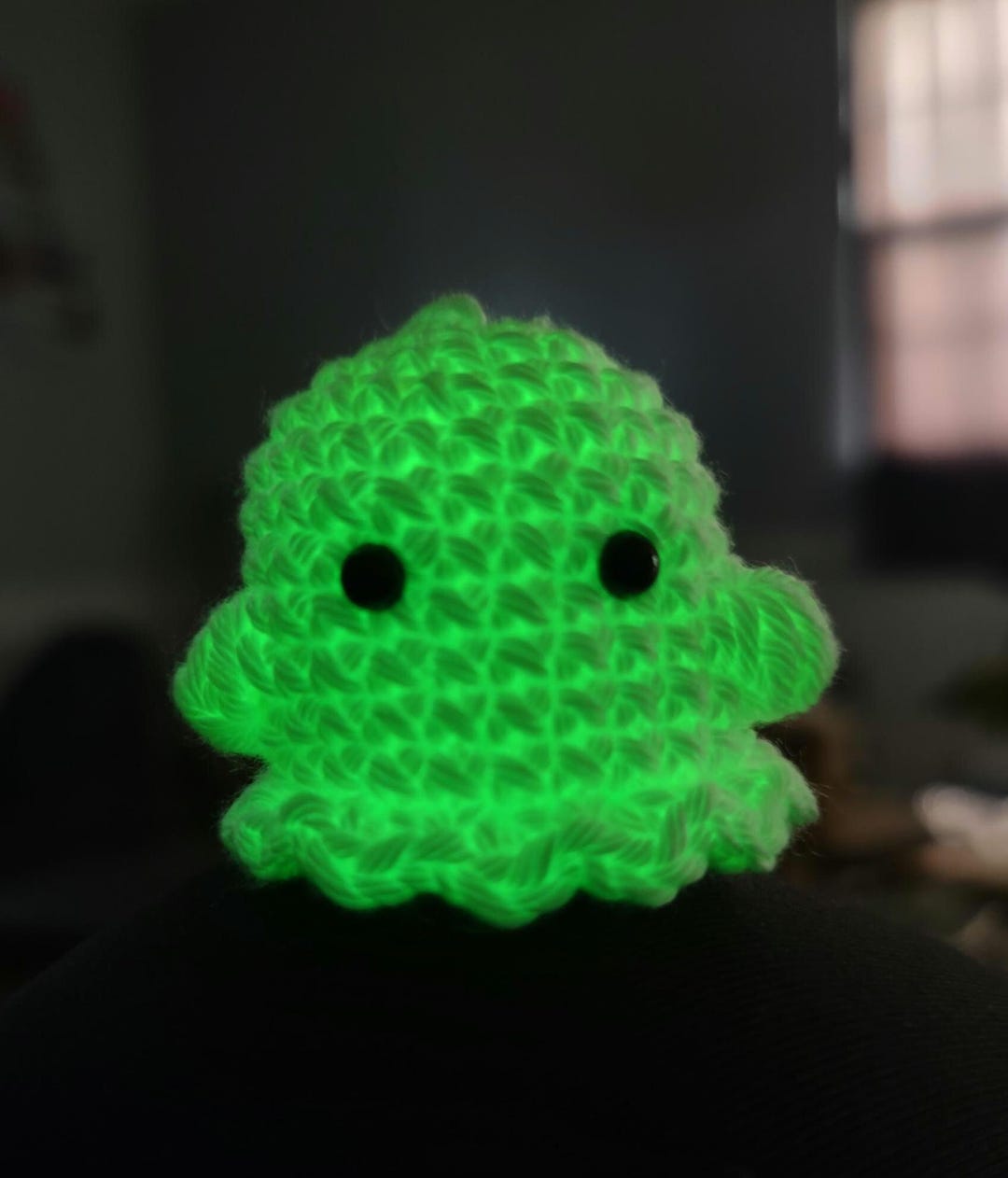 Ghost Keychain Glow in the Dark Crochet Keychain Amigurumi Keychain - Etsy