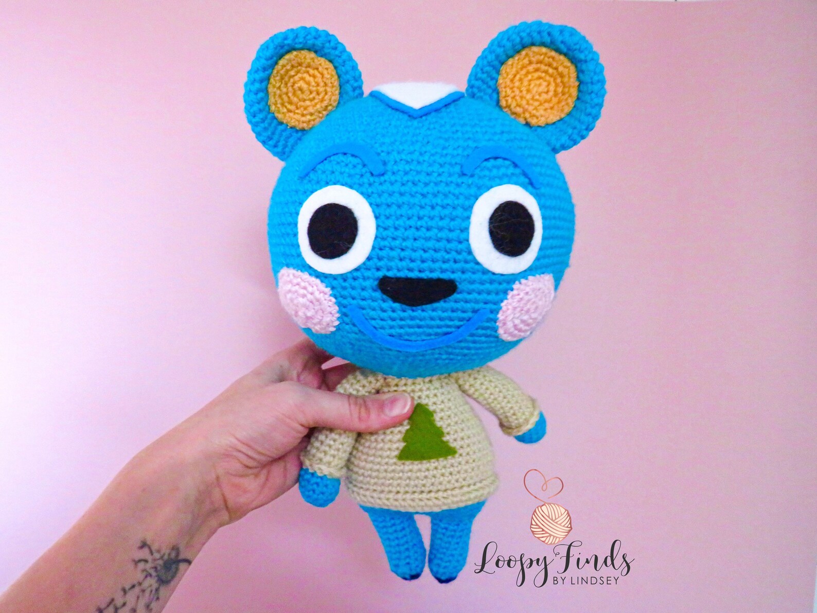 Filbert Animal Crossing Stuffed Toy Amigurumi - Etsy