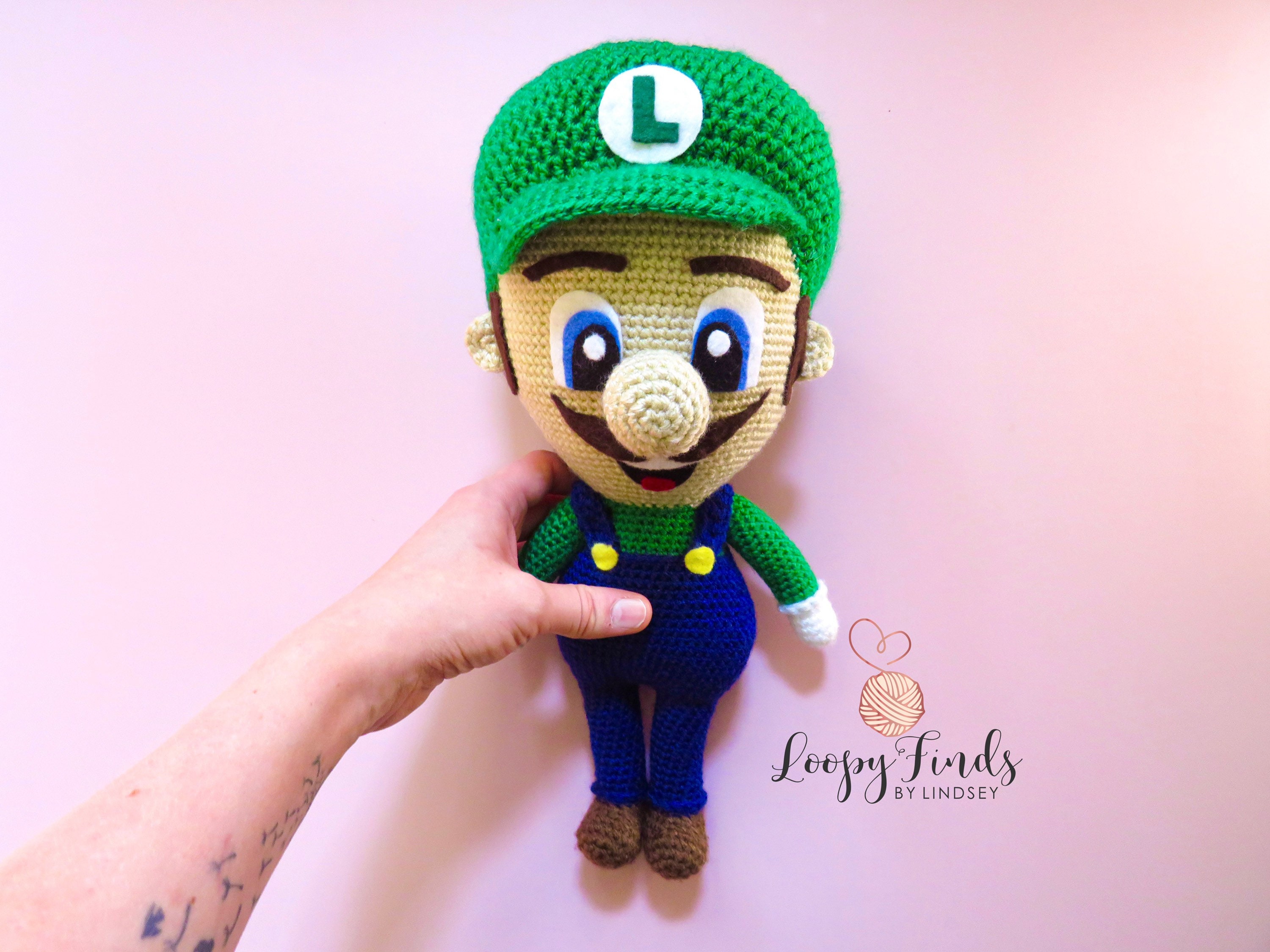 Luigi Crochet Amigurumi Pattern | Etsy