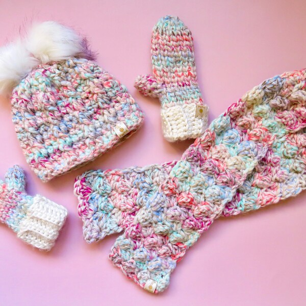 Scarf Mitten Set - Etsy