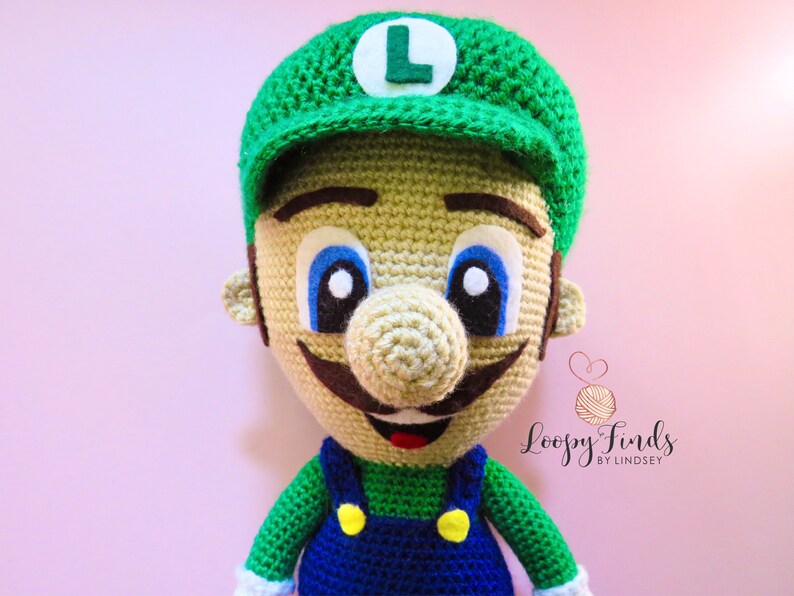 Luigi Crochet Amigurumi Pattern | Etsy
