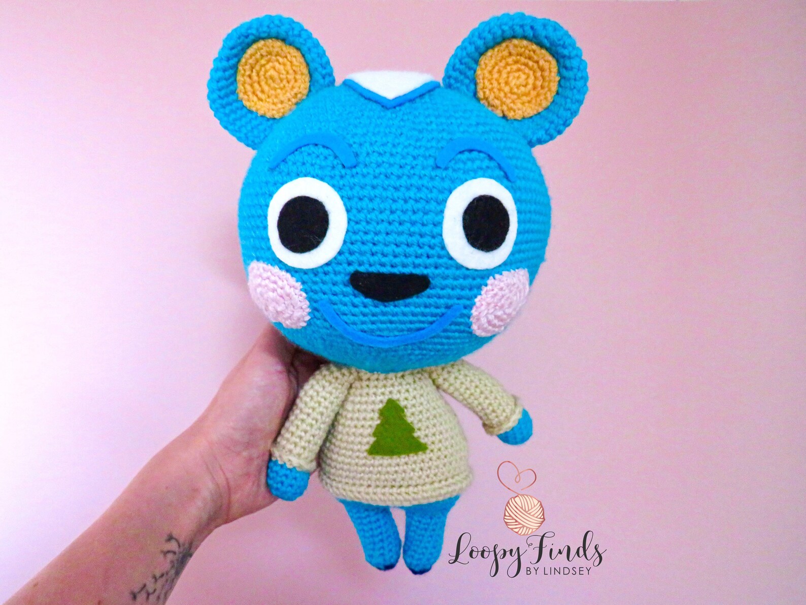 Filbert Animal Crossing Stuffed Toy Amigurumi - Etsy