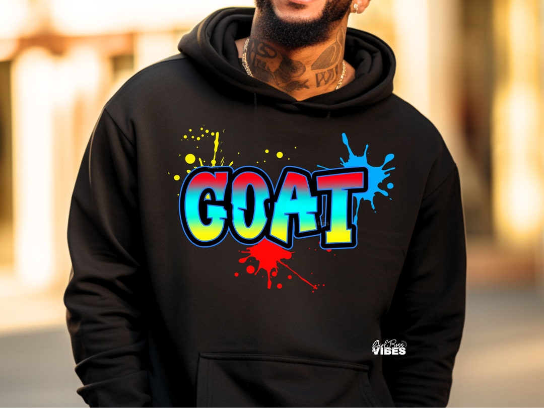 Goat PNG, Greatest of All Time Old School Hip Hop Sublimation DTF Png ...