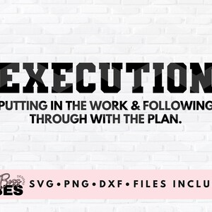 Execution SVG, Hustle Svg, CEO Svg, Boss, Entrepreneur Svg, Business ...