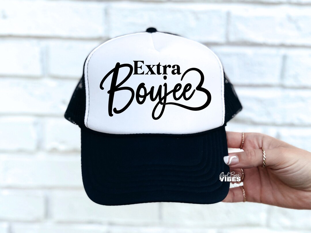 Extra Boujee Design: Dad Hat SVG PNG DXF Files - Etsy