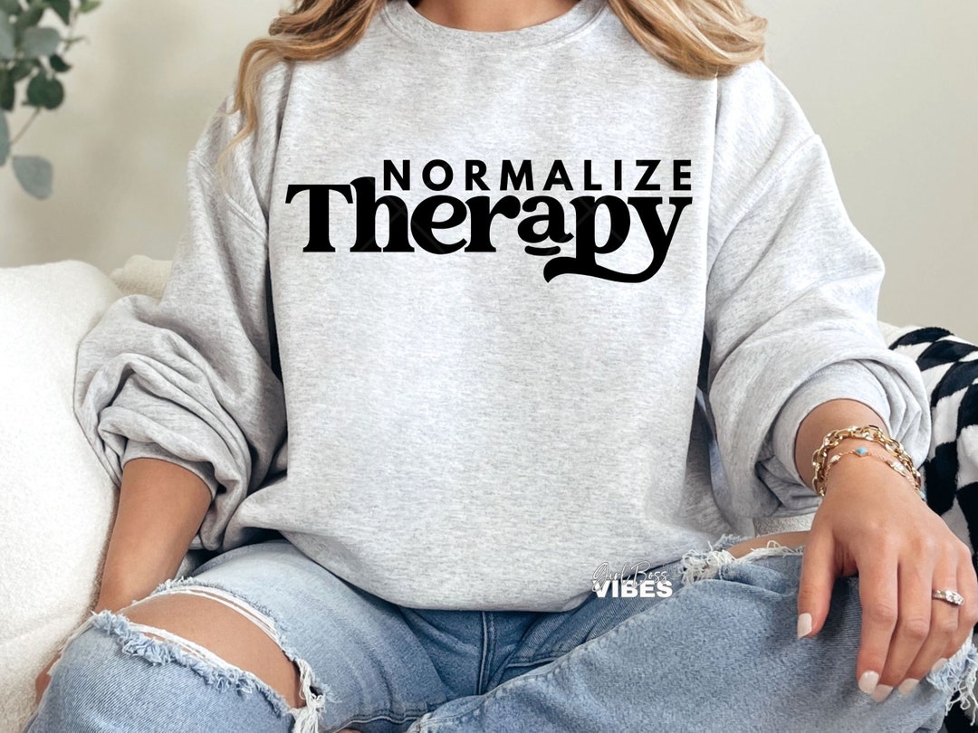 Normalize Therapy SVG, Mental Health Svg, Mental Health Awareness, Svg ...