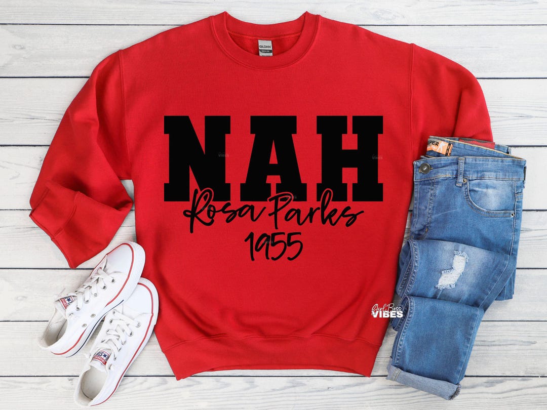 Nah Rosa Parks SVG PNG, Nah Svg, Civil Rights, Activist Svg, Black ...