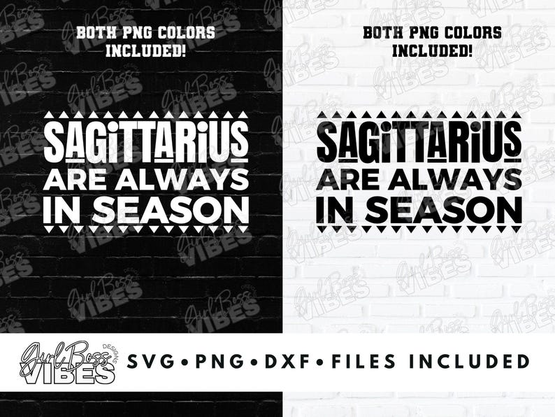 Sagittarius Zodiac SVG PNG DXF: Birthday Horoscope Designs (digital ...