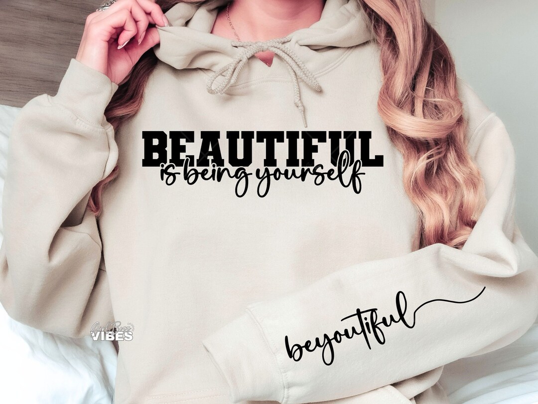 Beautiful SVG, Beyoutiful Svg, Front Back Svg, Sleeve Svg, Women ...