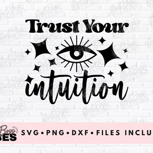 Trust Your Intuition SVG, Spiritual Svg, Chakra Svg, Manifest Svg ...