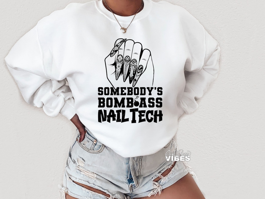 Somebody's Bomb Ass Nail Tech Svg, Nail Clipart Svg, Nail Artist Svg ...