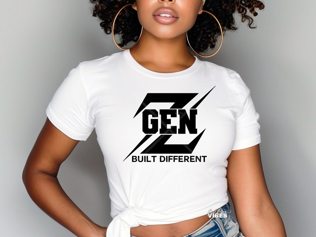 Gen Z Built Different SVG PNG DXF File - Etsy