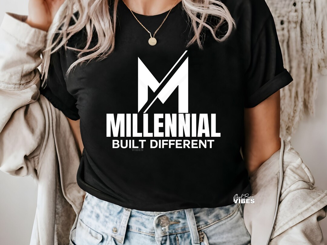 Millennial Built Different SVG PNG DXF File - Etsy