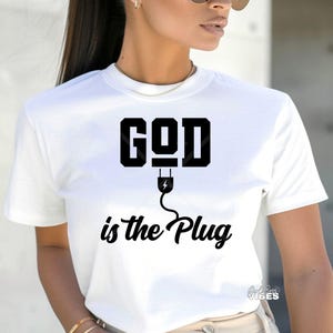 God is the Plug SVG PNG DXF File - Etsy