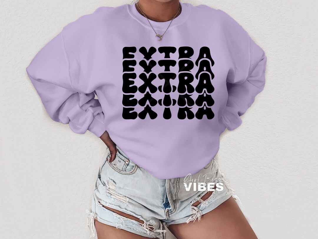 Extra SVG, Trendy Svg, Png, Dxf, Cut File - Etsy