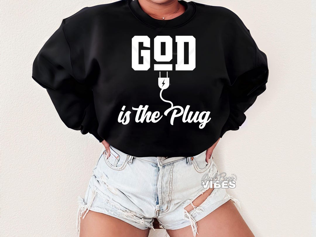 God is the Plug SVG PNG DXF File - Etsy