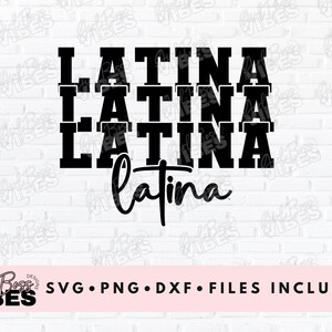 Latina Svg, Empowered Latina Woman, Spanish Svg, Mexican Svg, Latina ...