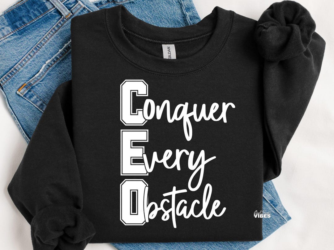 Conquer Every Obstacle SVG PNG, CEO Svg, Hustle Svg, Entrepreneur Svg ...