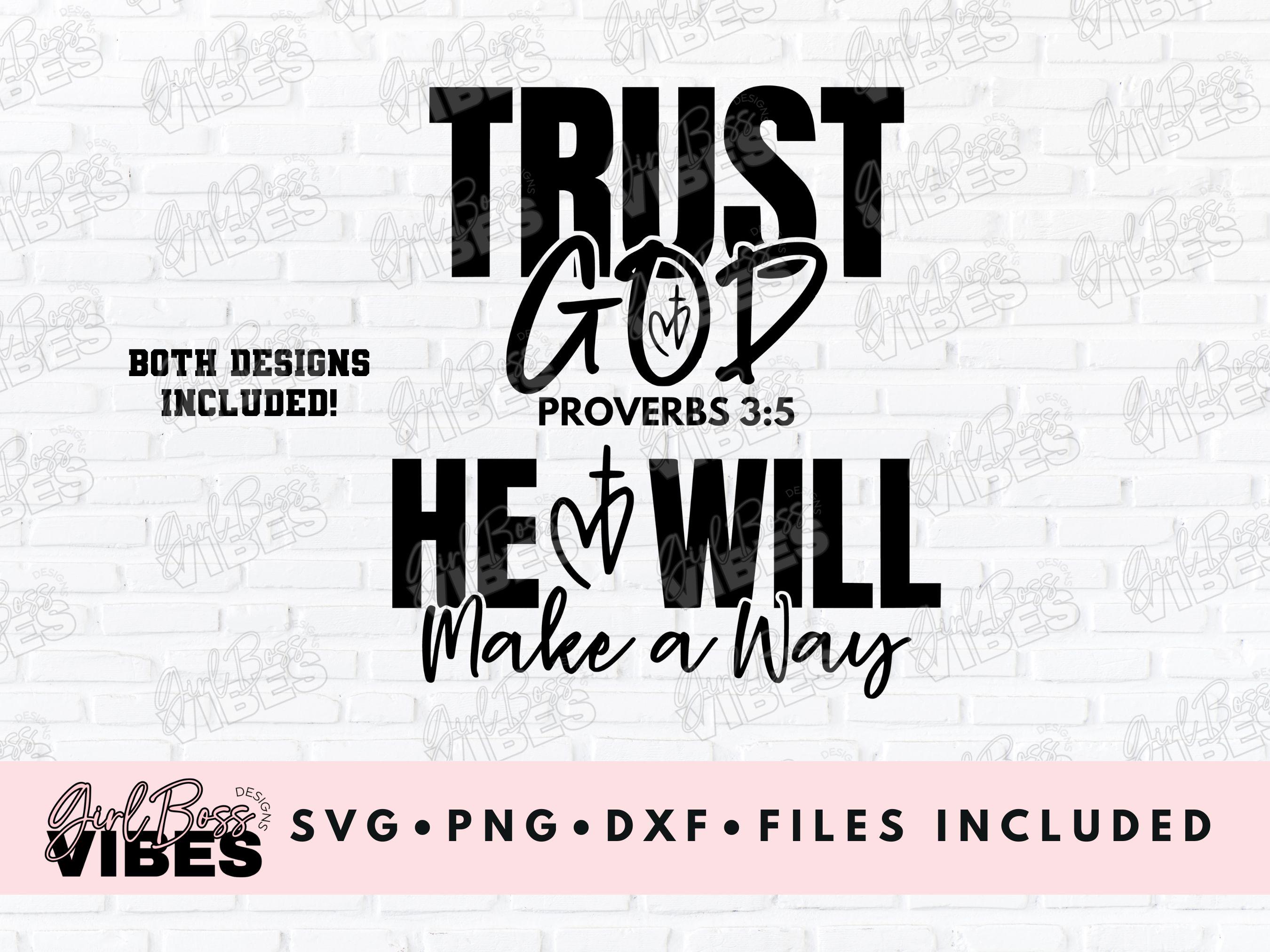 Christian SVG Bundle: Trust God, Scripture, Faith (digital Download) - Etsy