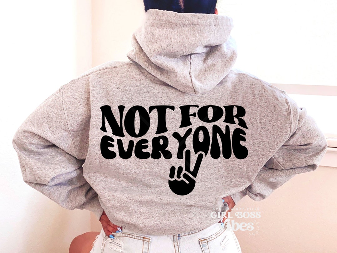 Not for Everyone SVG Dramatic Svg Introvert Svg retro Svg - Etsy