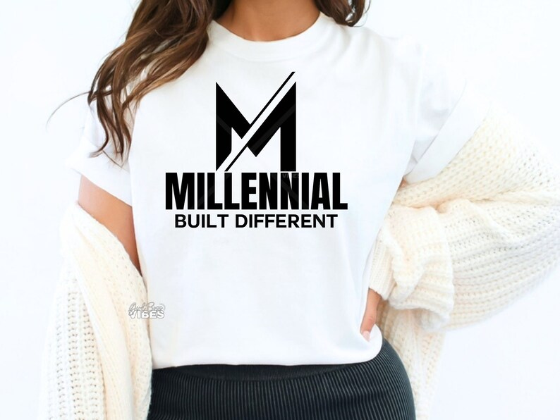 Millennial Built Different SVG PNG DXF File - Etsy