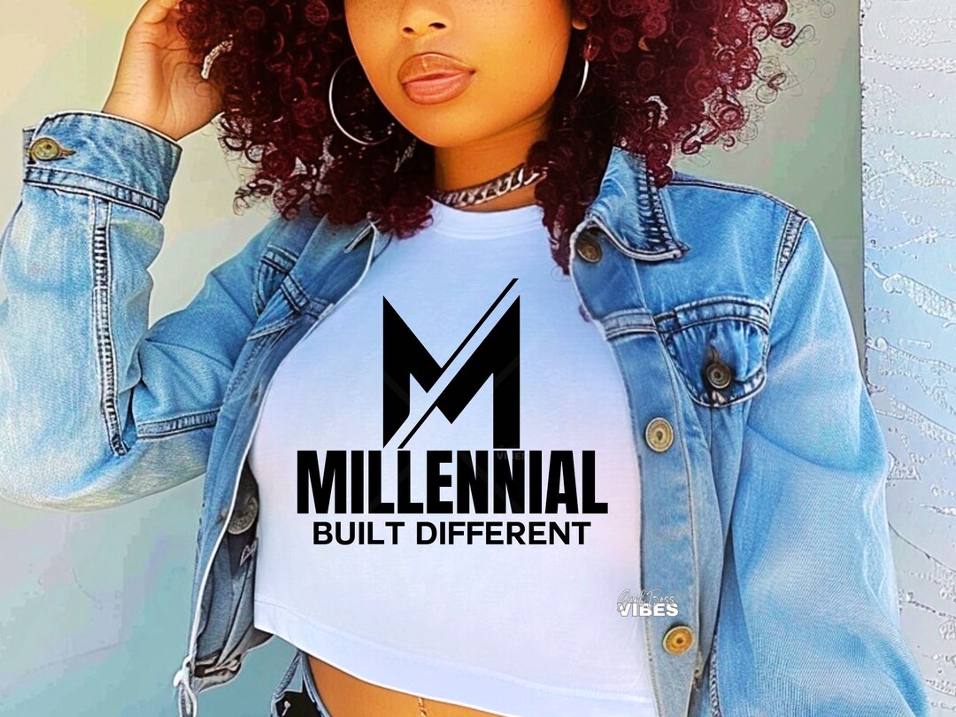 Millennial Built Different SVG PNG DXF File - Etsy