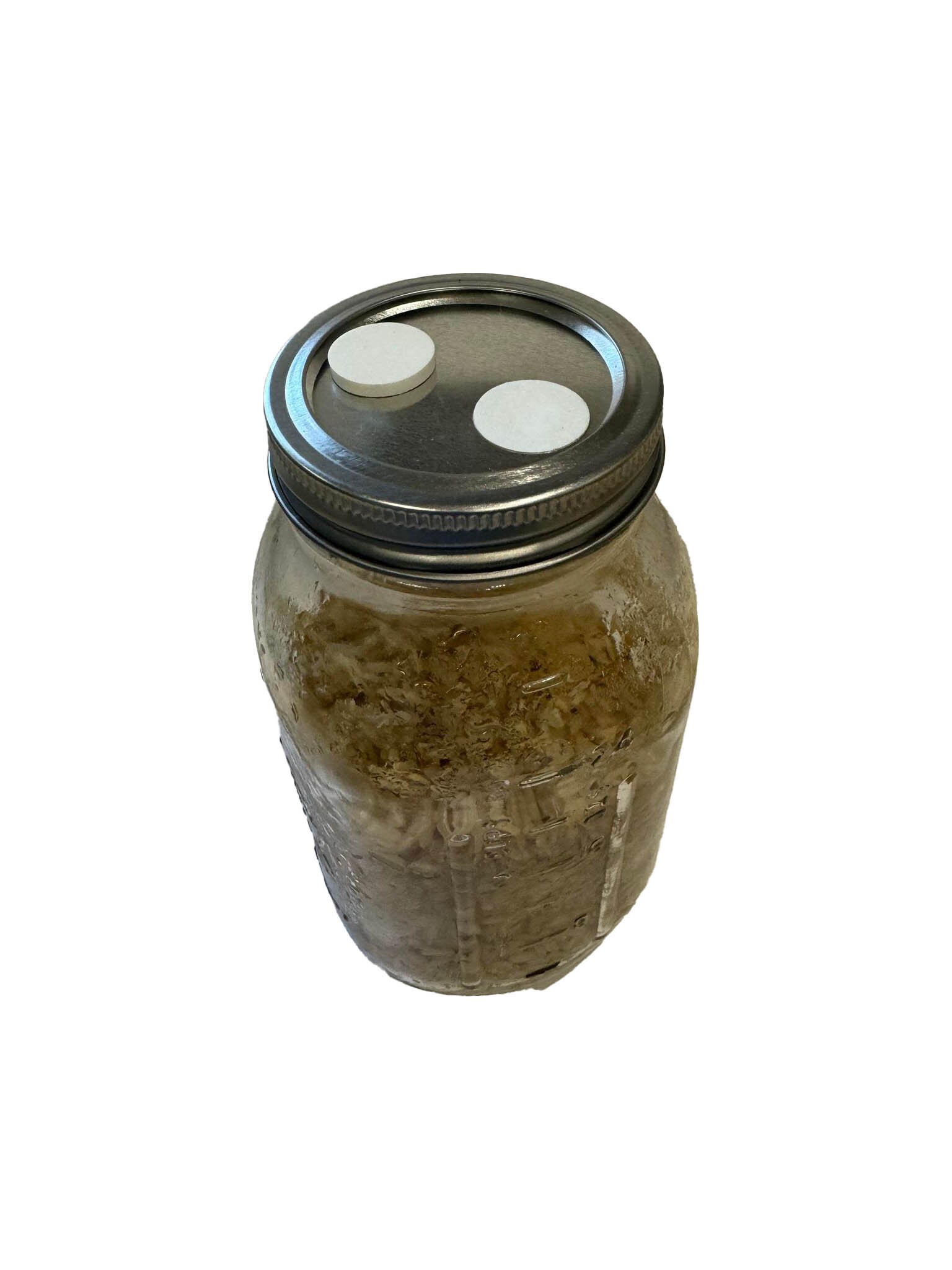 Wide-mouth Mason Jar Lids With Self-healing Injection Port and Filter ...
