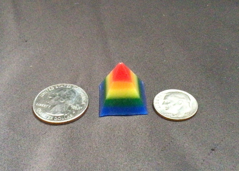 Miniature Pyramid Rainbow Dollhouse - Etsy