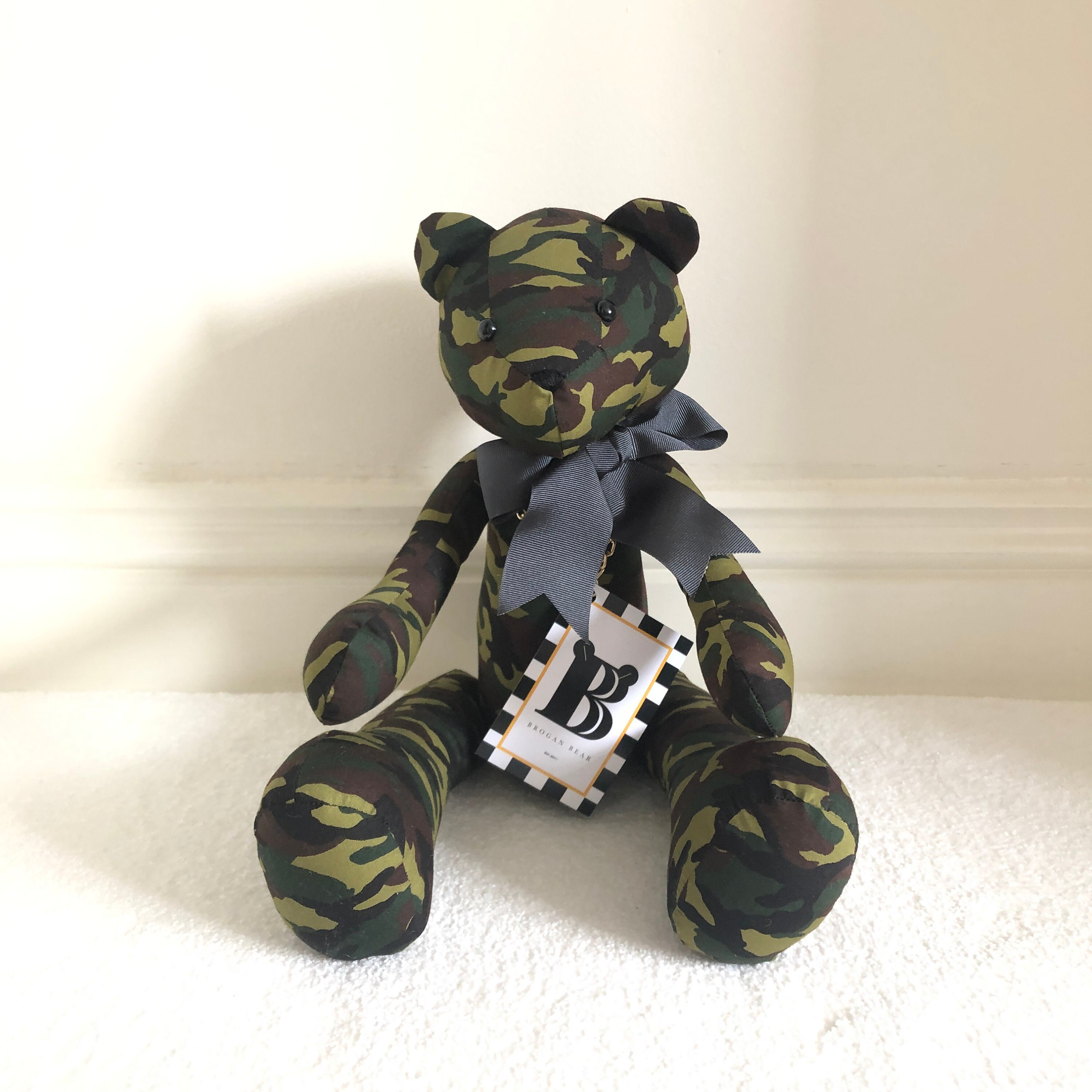 Commando Bri Luxury Handmade Jointed Teddy Bear - Etsy