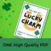 You're My Lucky Charm Tag | Our Friendship is Golden Tag | You Shamrock ...