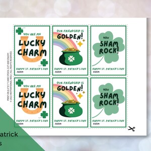 You're My Lucky Charm Tag | Our Friendship is Golden Tag | You Shamrock ...