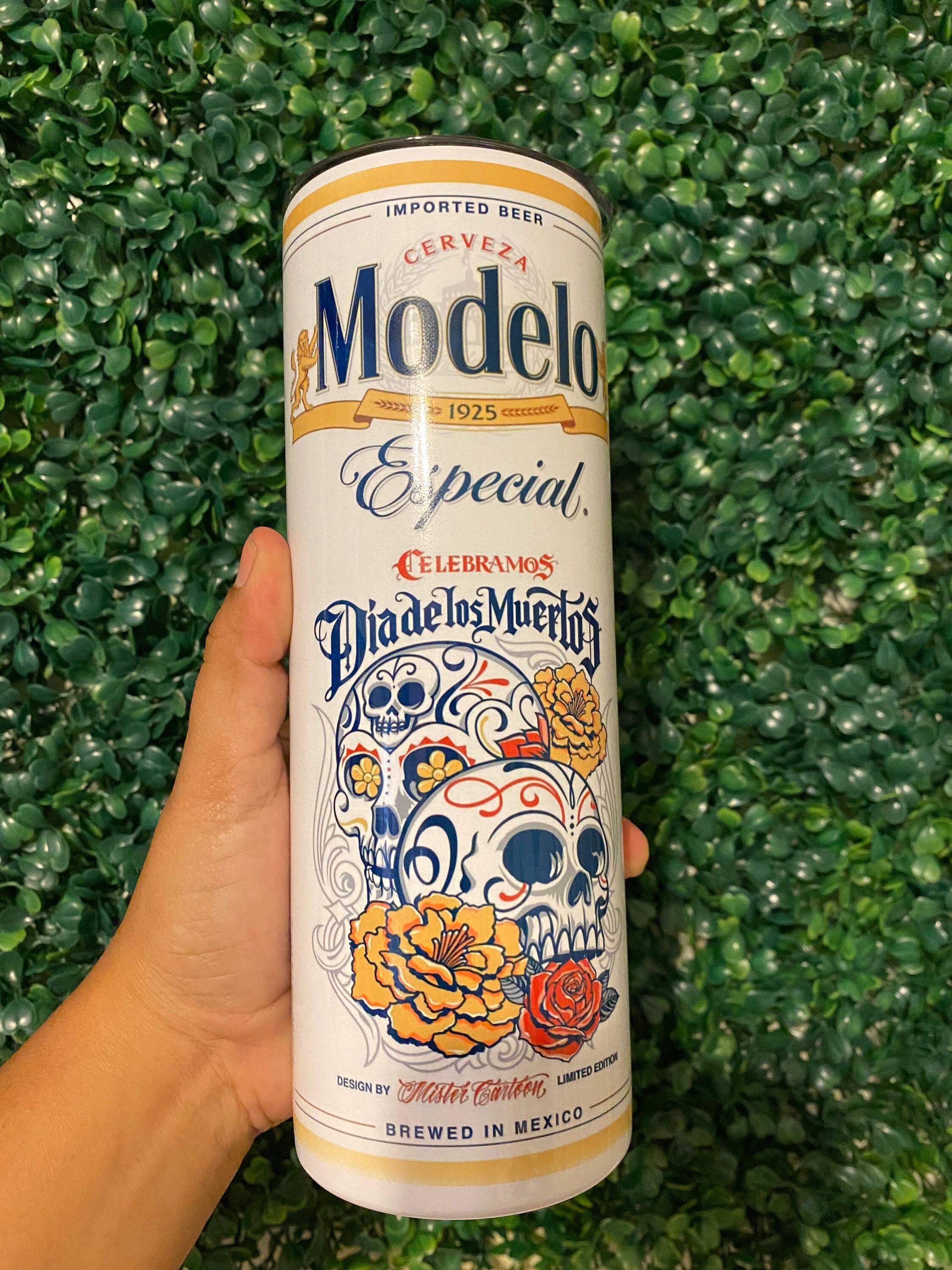 Modelo Tall Can Dia De Los Muertos Tumbler | Etsy